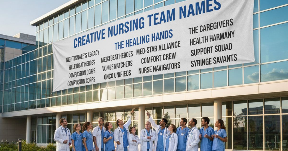 500+ Medical Team Names for All Healthcare Teams