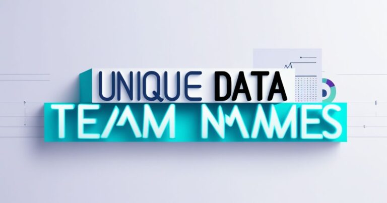 450 Best Data Team Names for Analysts, Engineers & Experts
